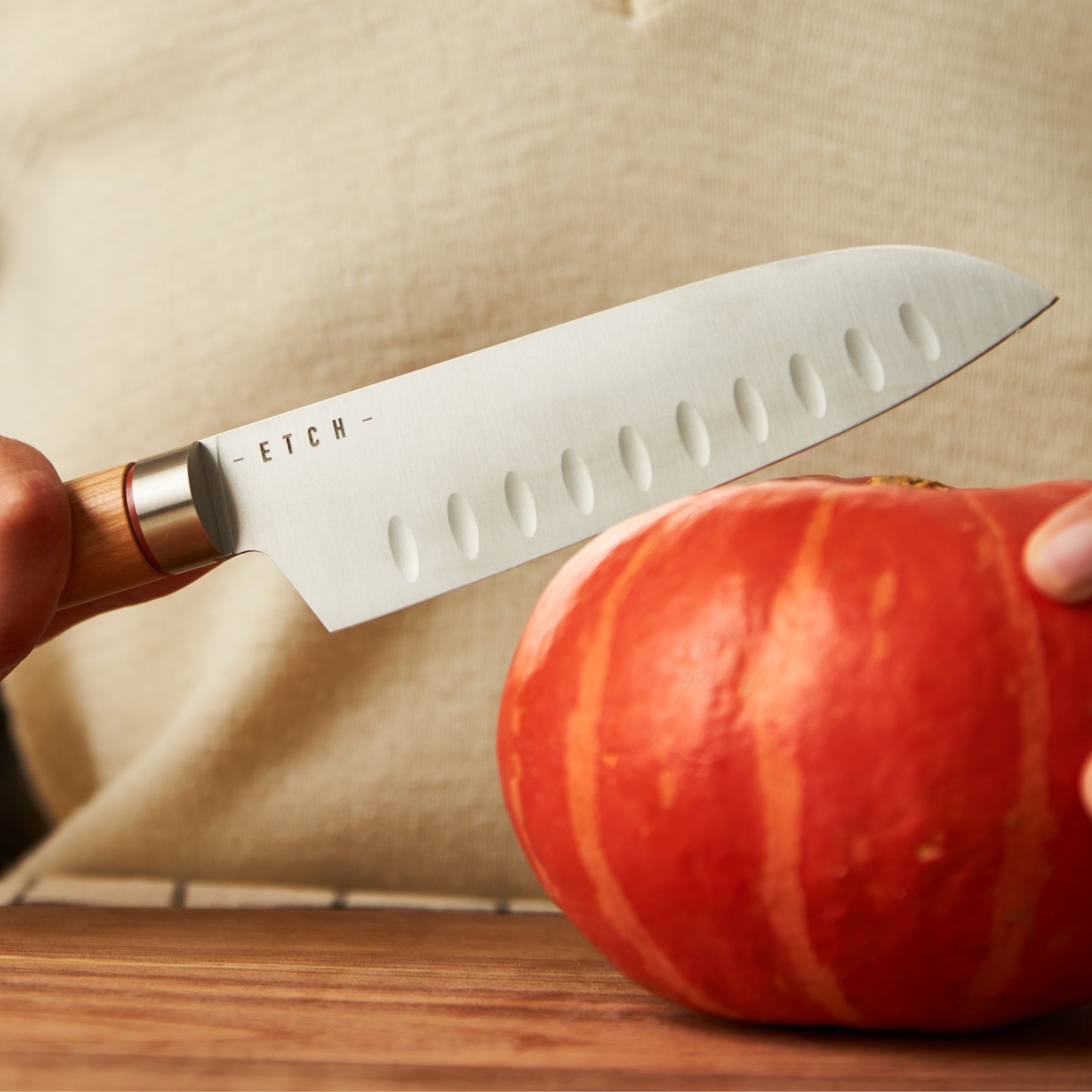 Couteaux de cuisine français haut de gamme manche bois
